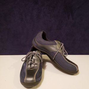 Clarks | Shoes | Clarks Womens Suede Leather Lace Up Casual Shoes ...